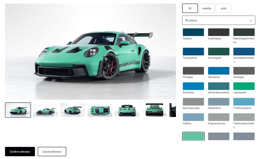Porsche's Paint to Sample Colours Now on the Configurator - SwapAuto